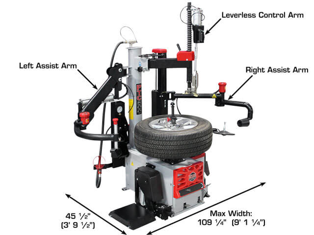 Atlas Platinum PTC500 Center Post Tire Changer Electric/Pneumatic w ...