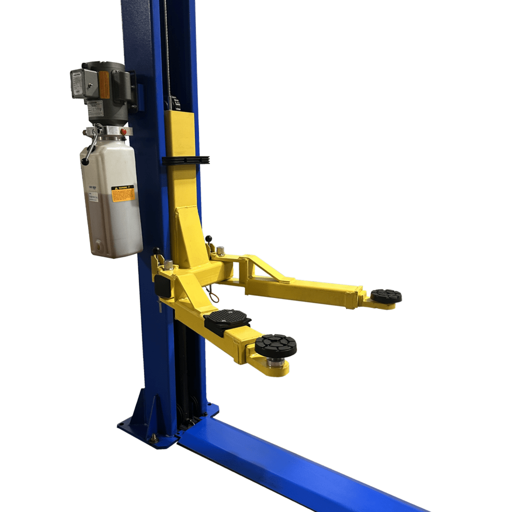 Race Tools Direct 9,000 lb. Capacity, Base Plate 2 Post Lift