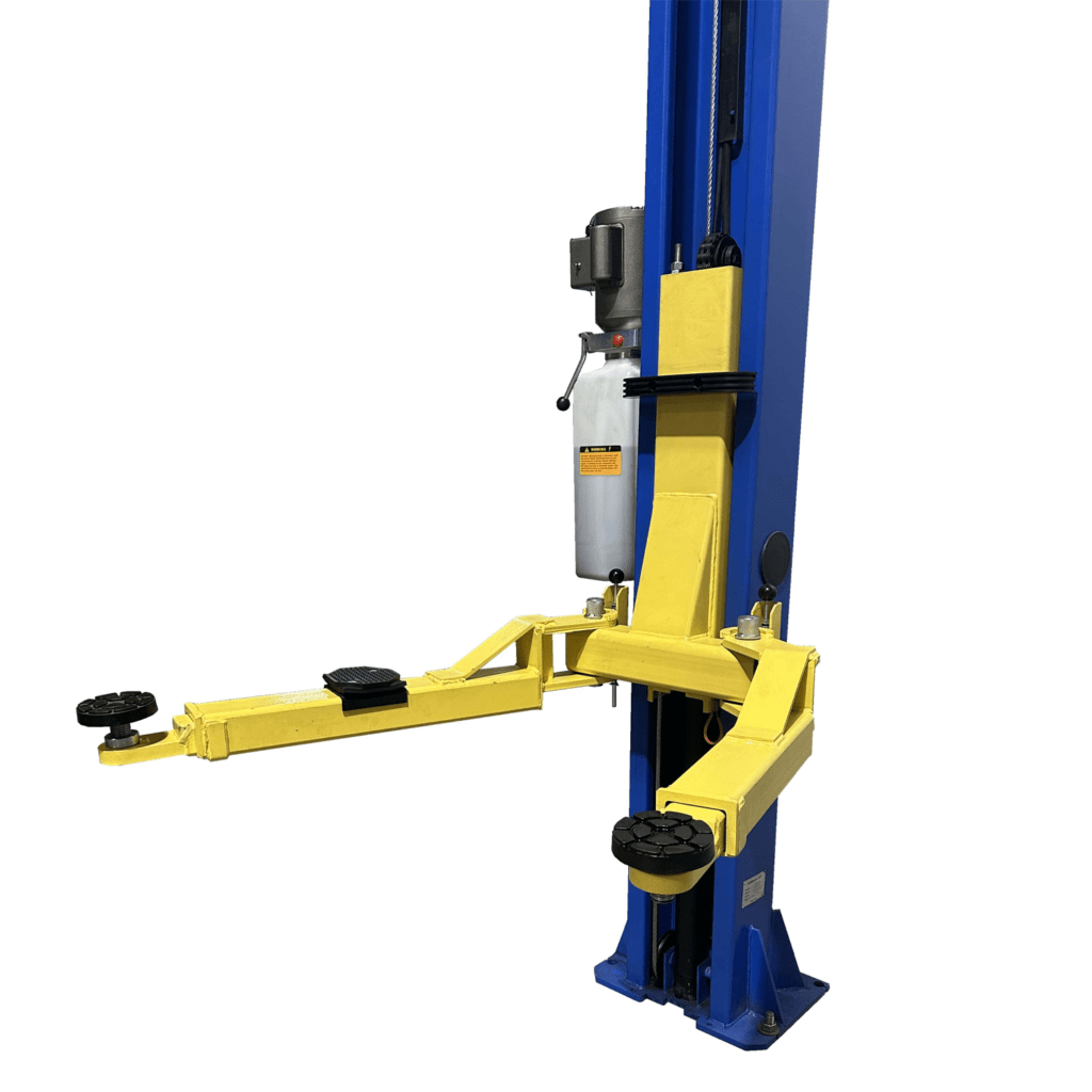 Race Tools Direct 9,000 lb. Capacity Overhead 2 Post Lift - Asymmetric ...