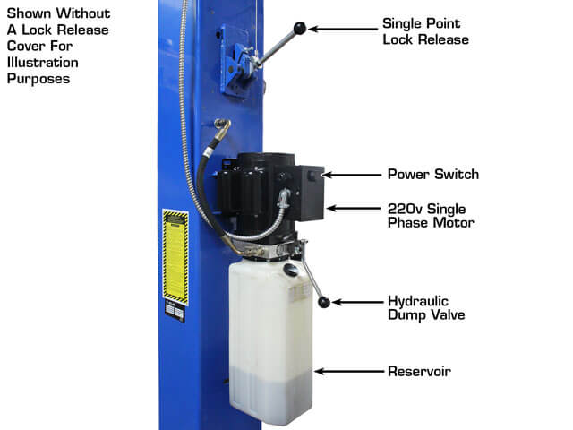 Atlas Pro-9D Overhead 9,000 lb. Capacity Direct Drive Premium 2 Post Lift